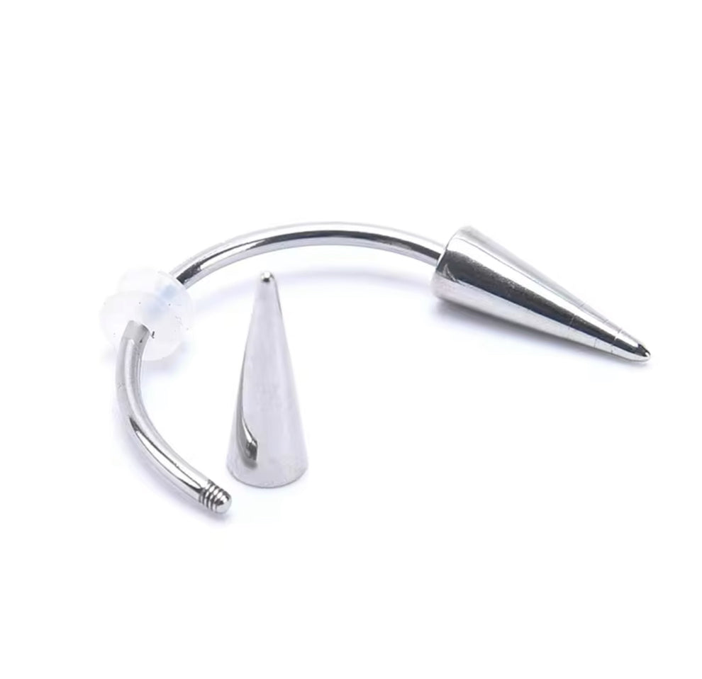 Vampire Fangs | Dracula Smiley Teeth Frenulum Lip Piercing – DustyJewelz