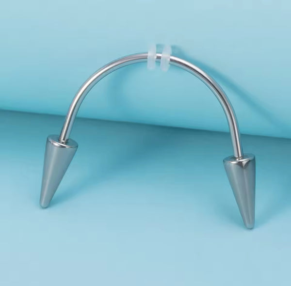 Vampire Fangs | Dracula Smiley Teeth Frenulum Lip Piercing – DustyJewelz