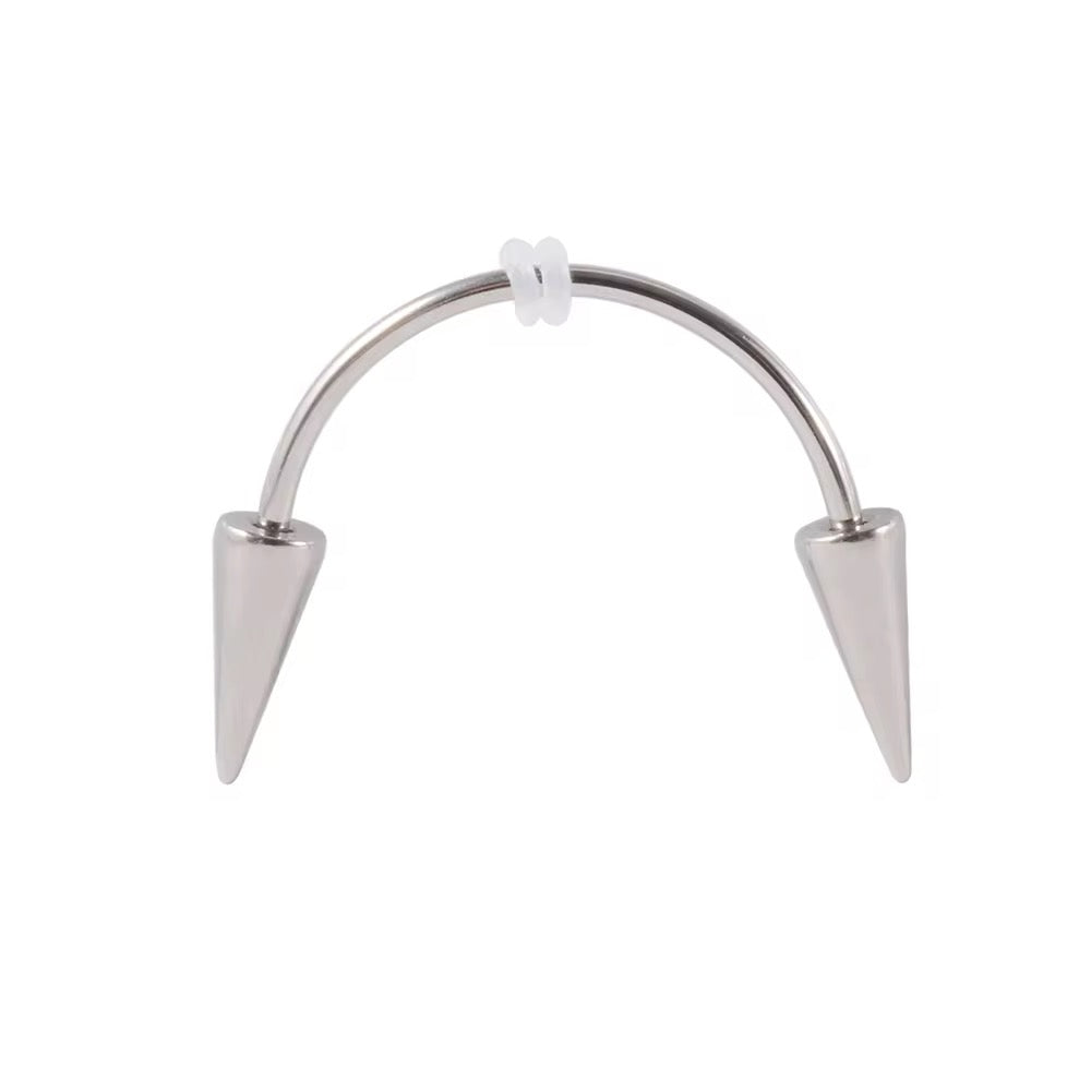 Vampire Fangs | Dracula Smiley Teeth Frenulum Lip Piercing – DustyJewelz