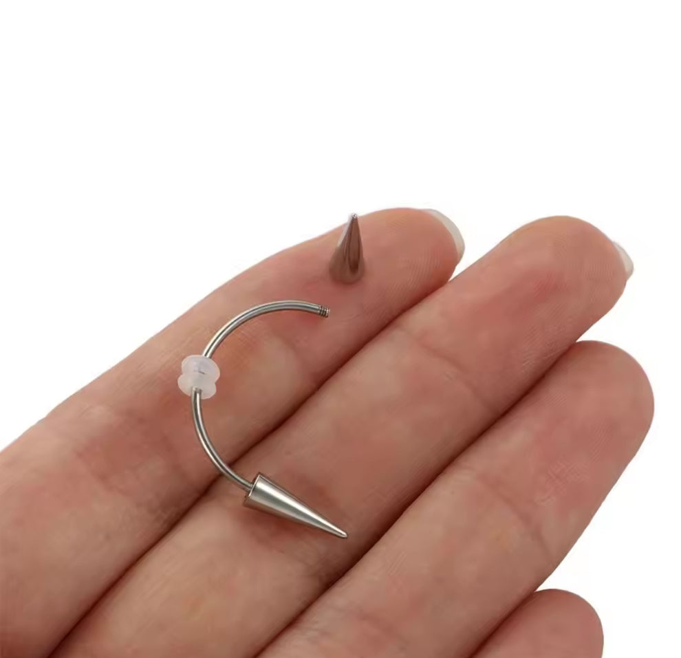 Vampire Fangs | Dracula Smiley Teeth Frenulum Lip Piercing – DustyJewelz