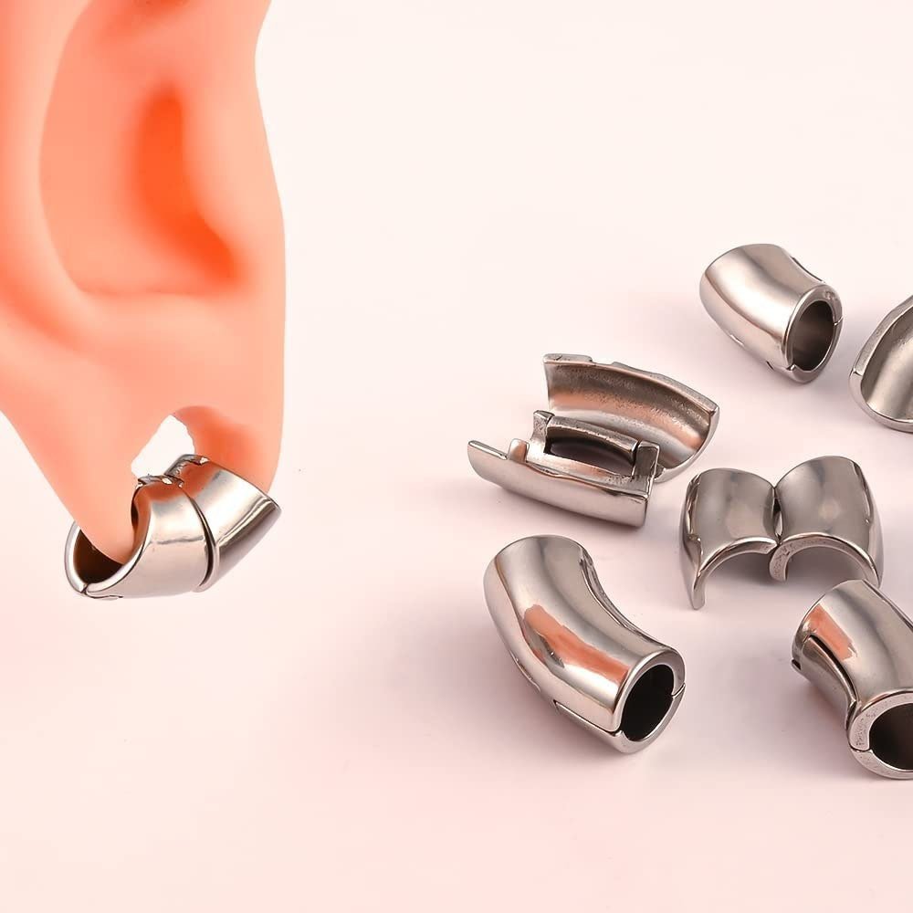 Easy Lobe Clips Ear Cuff Hangers | Weights In 4 Sizes – DustyJewelz