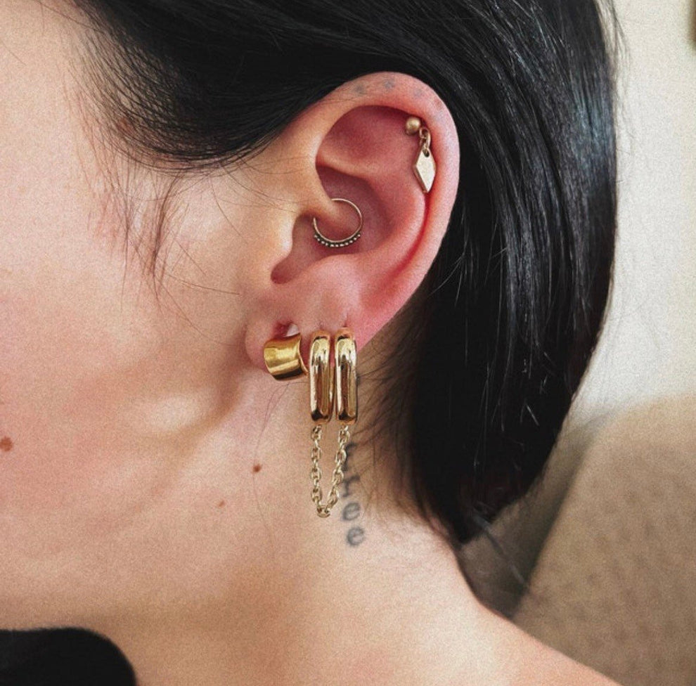 Easy Lobe Clips Ear Cuff Hangers | Weights In 4 Sizes – DustyJewelz