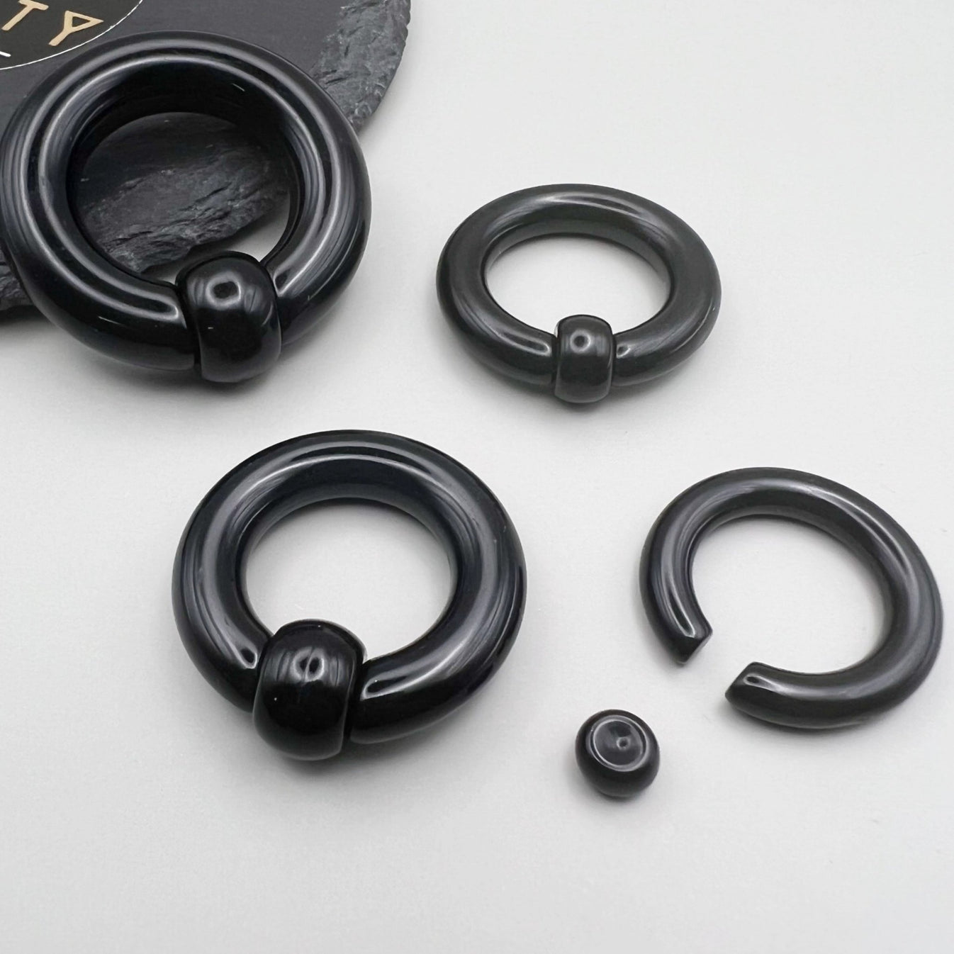 Ball Closure Captive Bead Rings | Acrylic BCR Ring – DustyJewelz