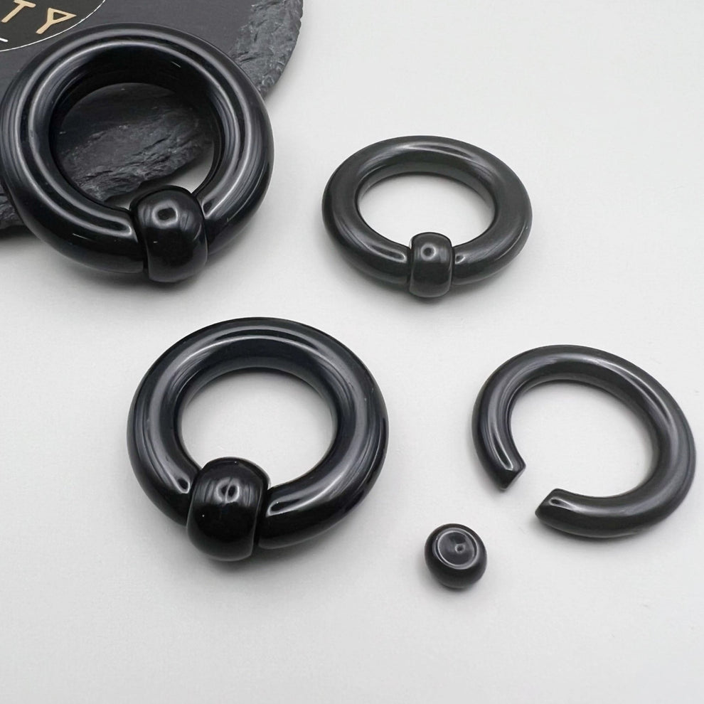 Ball Closure Captive Bead Rings | Acrylic BCR Ring – DustyJewelz