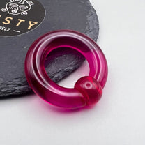 Ball Closure Captive Bead Rings | Acrylic BCR Ring – DustyJewelz