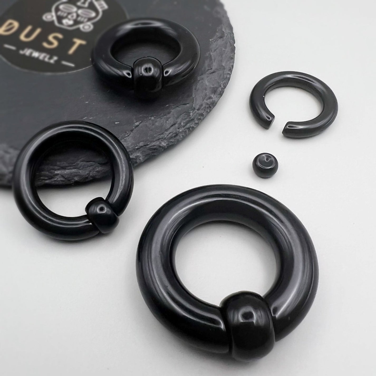 Ball Closure Captive Bead Rings | Acrylic BCR Ring – DustyJewelz