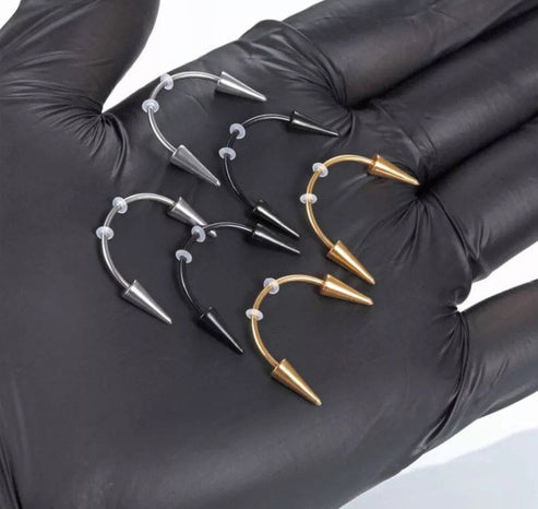 Vampire Fangs | Dracula Smiley Teeth Frenulum Lip Piercing – DustyJewelz