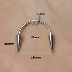 Vampire Fangs | Dracula Smiley Teeth Frenulum Lip Piercing – DustyJewelz